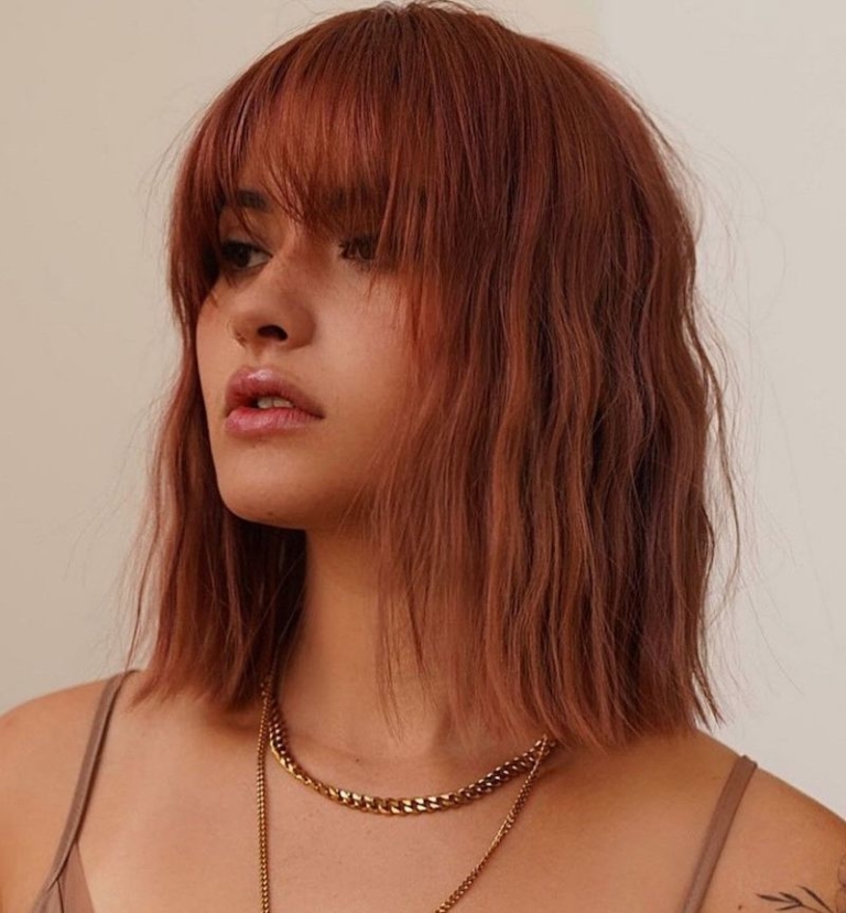 Capelli rosso rame dorato che sarà di moda nel 2022 - Archzine.it