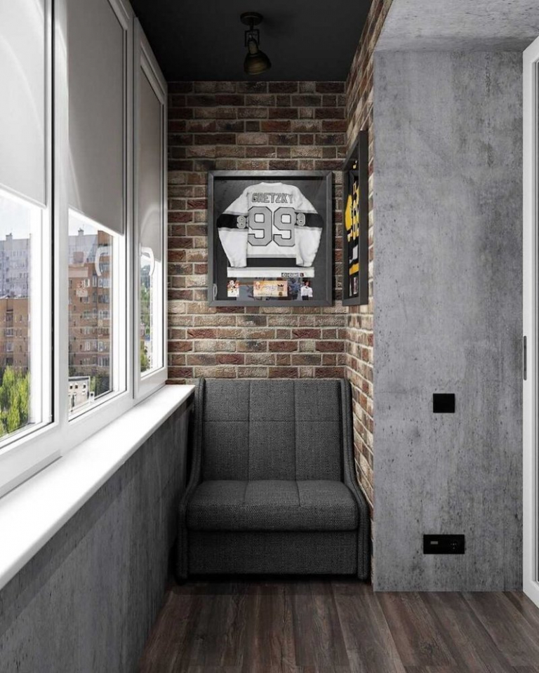 Arredare balcone piccolo e stretto confortevole - Archzine.it