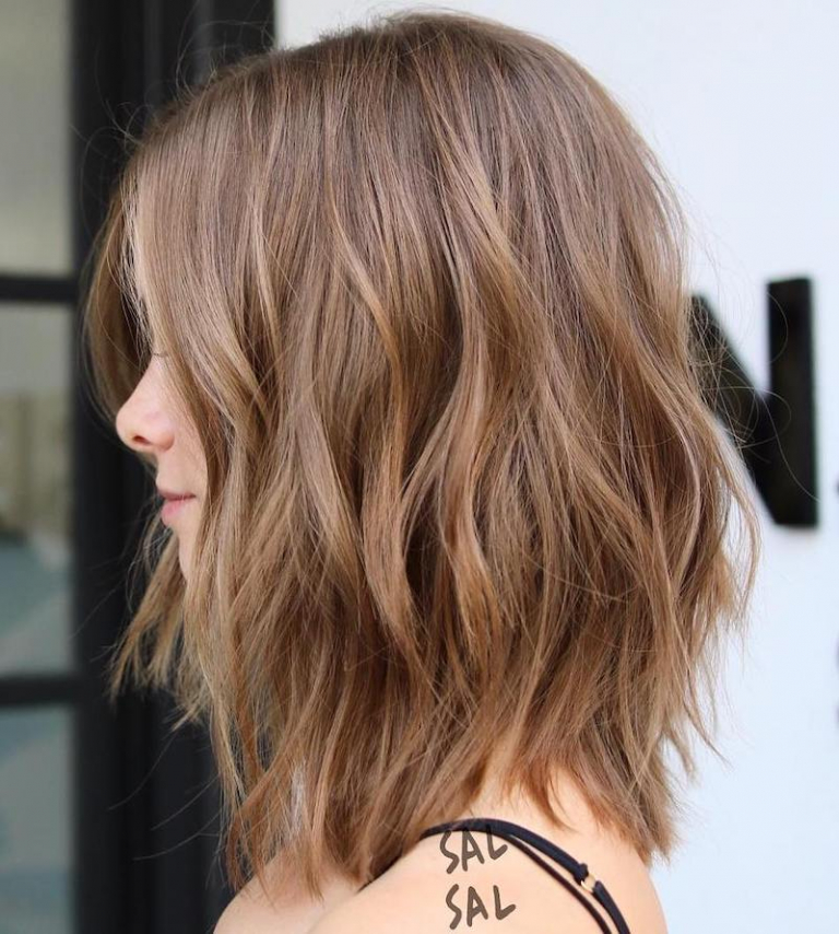 Long bob scalato per uno stile schietto - Archzine.it