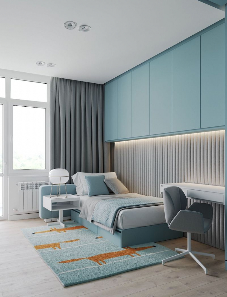 Colori per camerette da ragazzi in stile moderno - Archzine.it